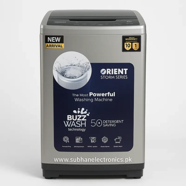 Orient 12 Kg Top Load Automatic Washing Machine 1350 STORM | Imtiaz Store